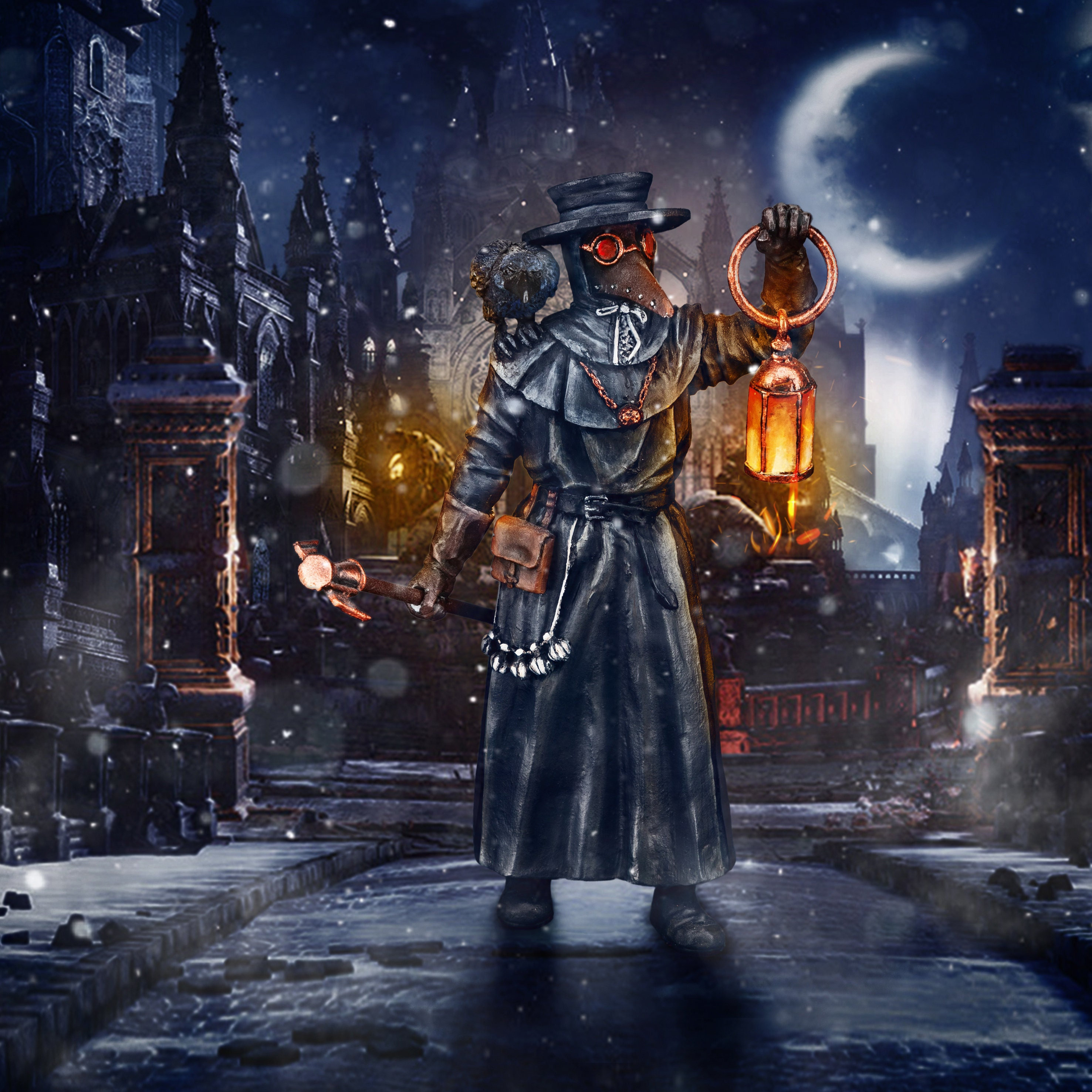 Steampunk Plague Doctor Art