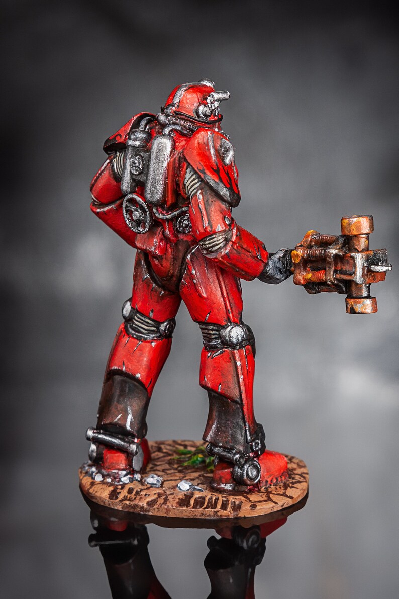 Cyberpunk сopper soldiers power armor exoskeleton. Fallout | Etsy