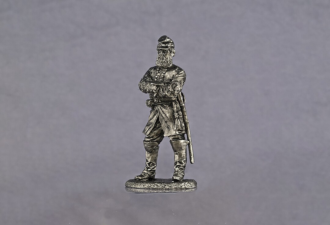 Tin Figurines 54mm Wild West. Confederate General Jackson. Stonewall ...