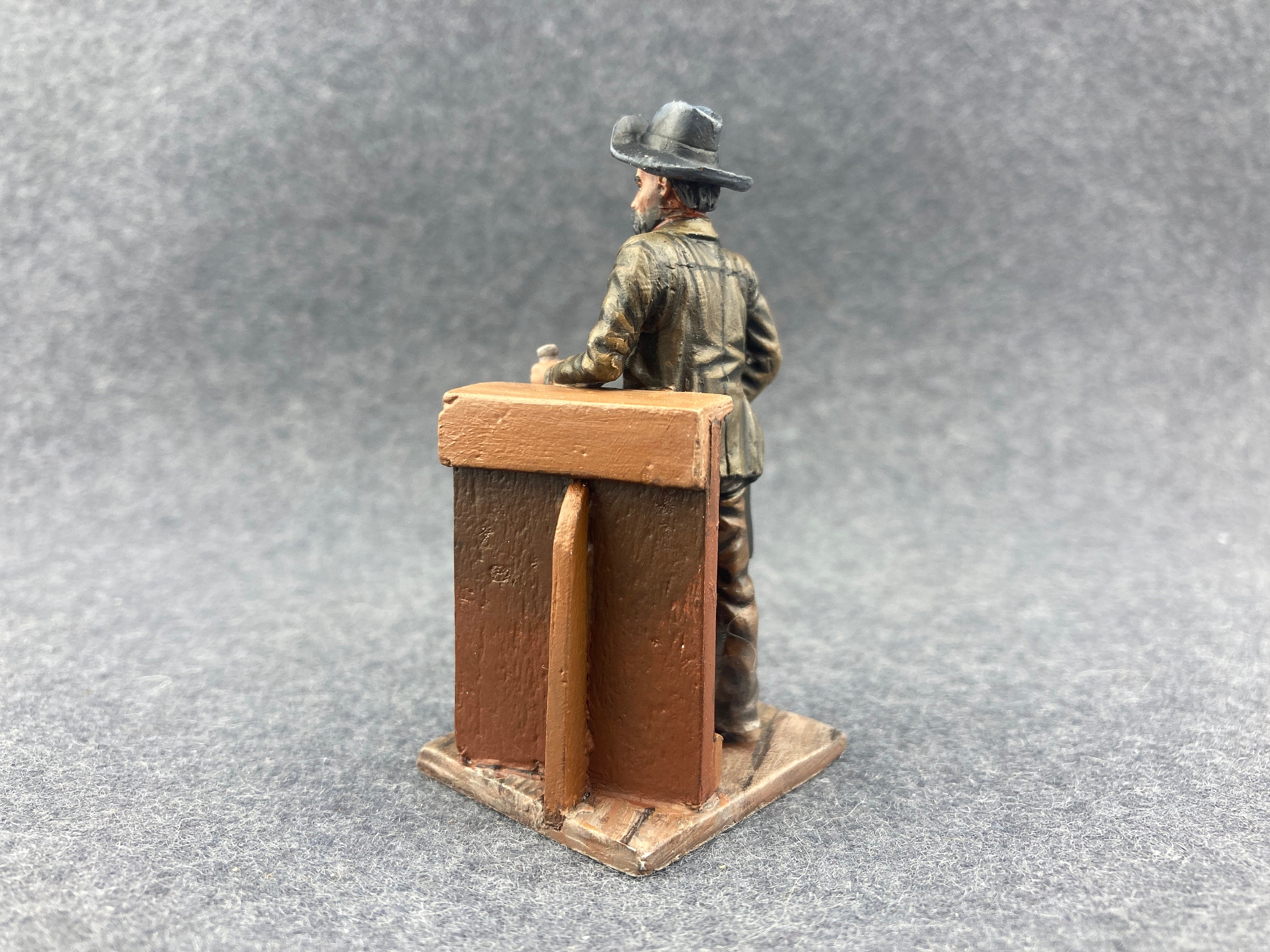 Wild West Model Metal Sculpture Wild West Miniature Cowboy - Etsy