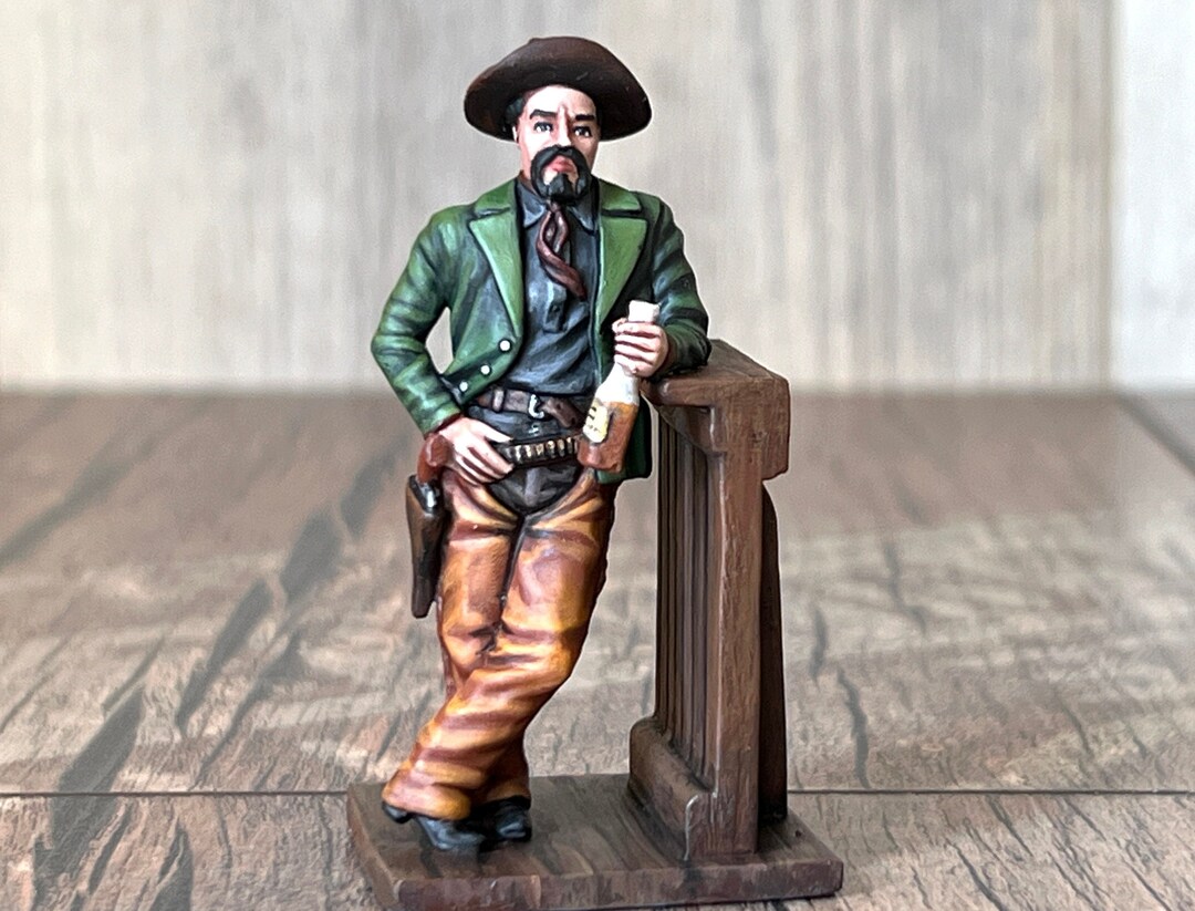 Tabletop Miniatures Cowboy at the Bar Western Decor. Frontier Spirit - Etsy