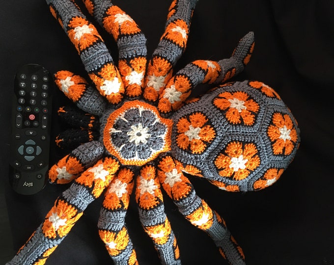 Giant Crochet African Flower Tarantula Great Christmas Gift - Etsy