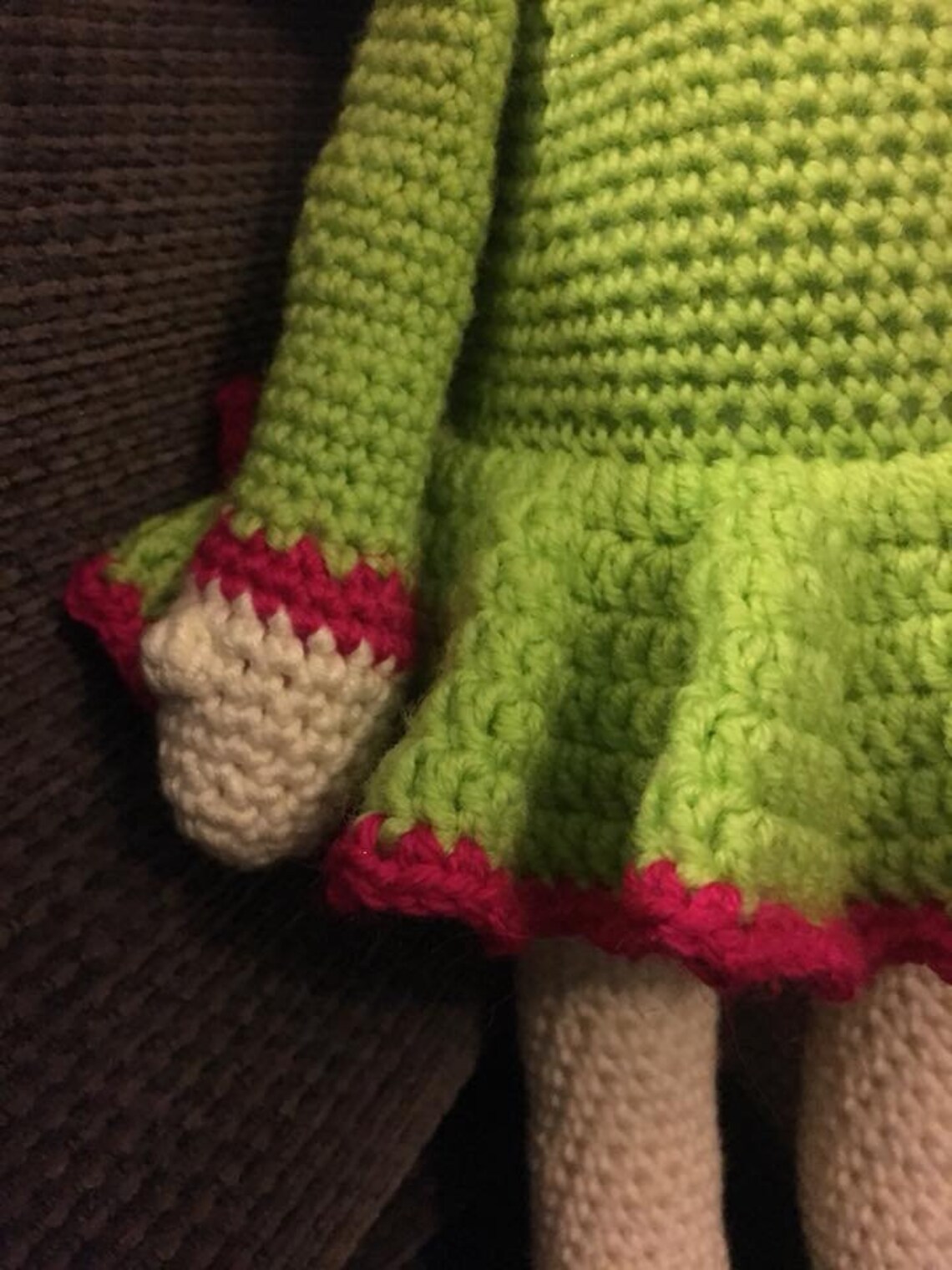 Unique amigurumi doll crochet carnation doll made to order | Etsy