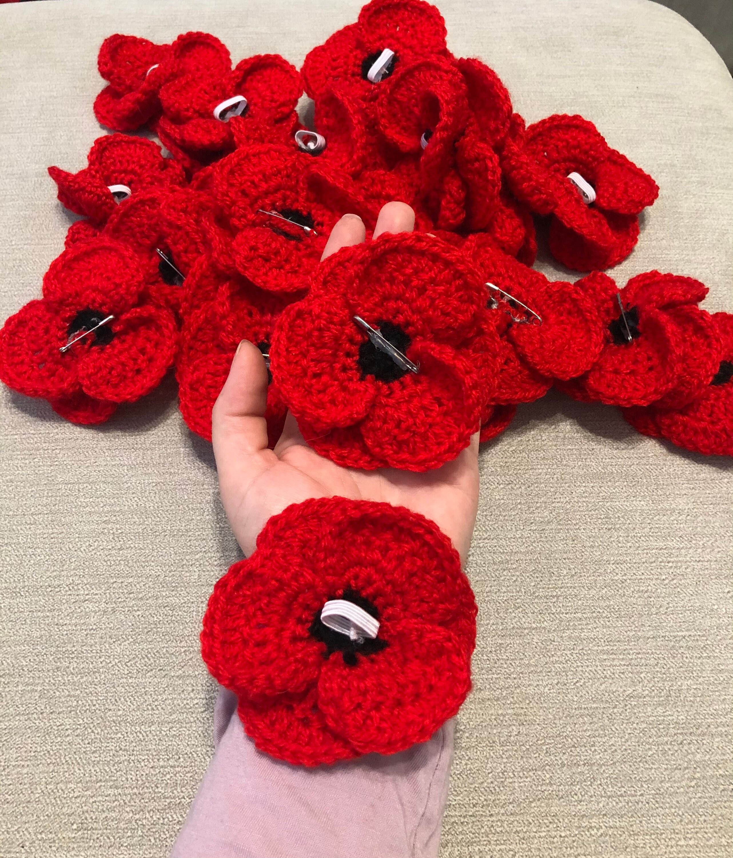 Poppy Pins/collar Slip on charity Donation | Etsy