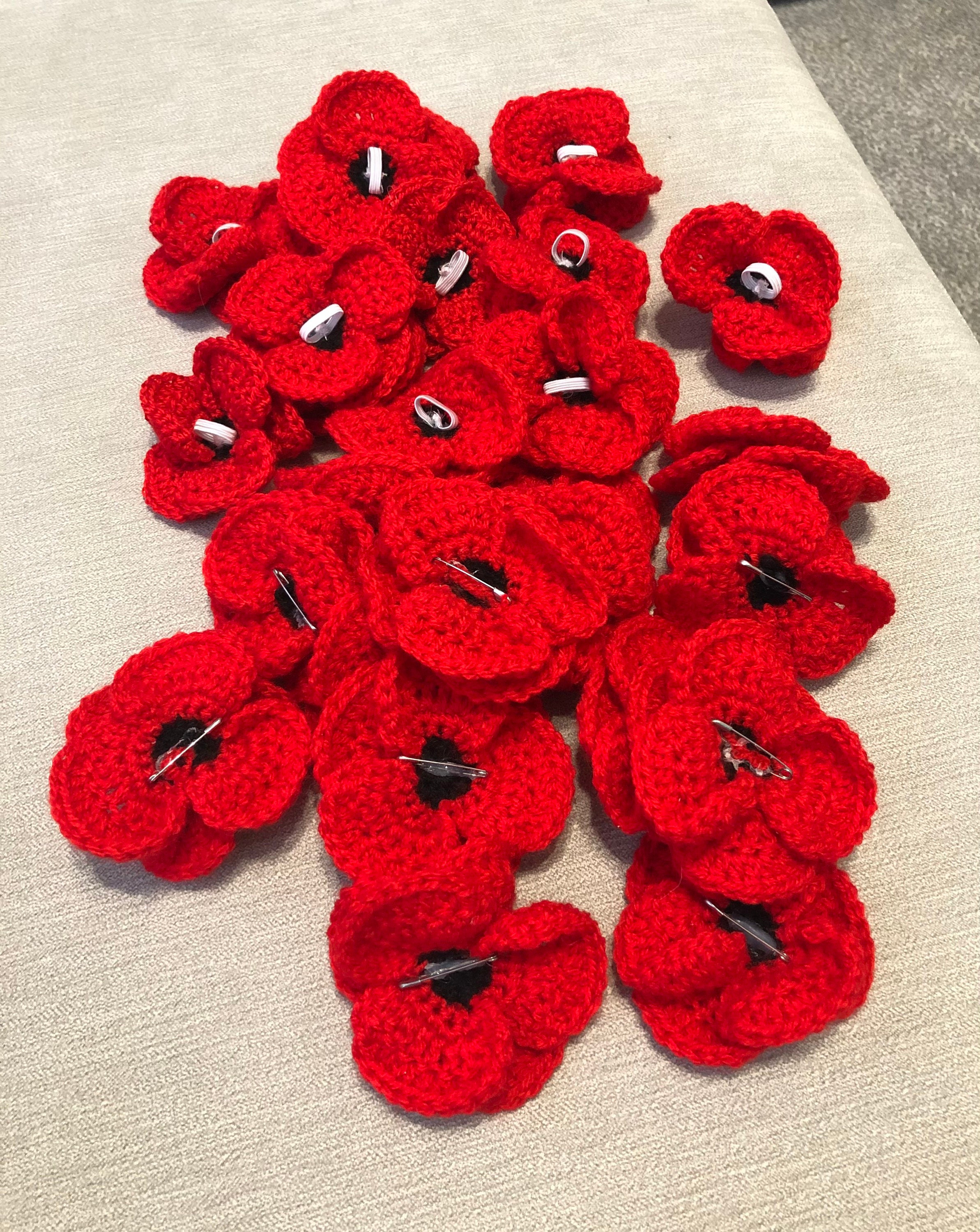 Poppy Pins/collar Slip on charity Donation - Etsy