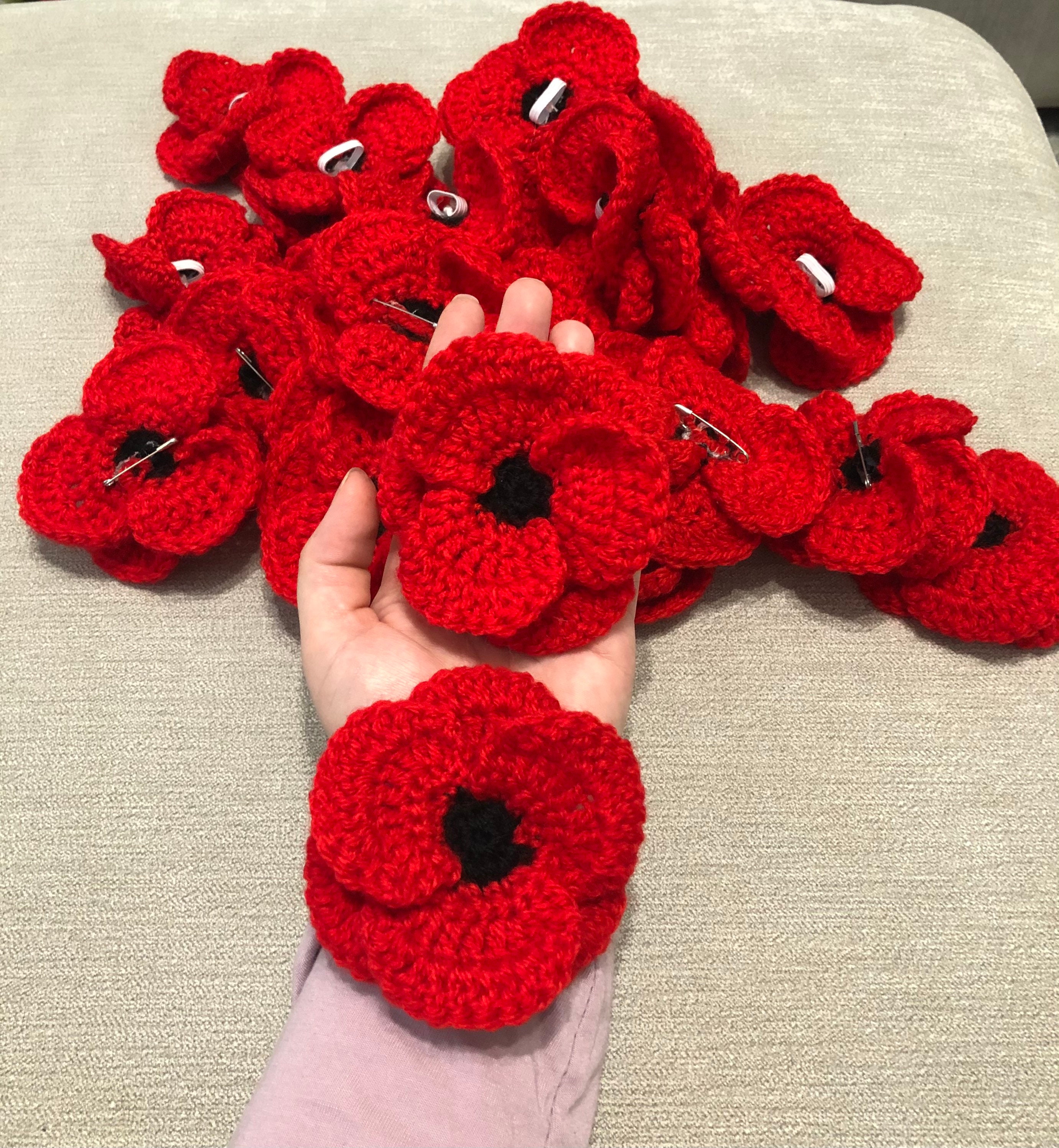 Poppy Pins/collar Slip on charity Donation - Etsy