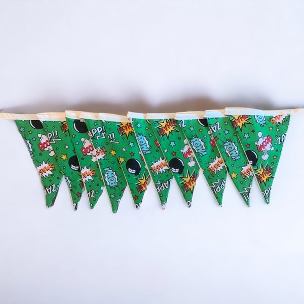 Superhero Bunting - Etsy
