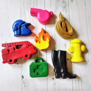 Fire Emergency Services Crayon Set Birthday Party Favours - Etsy UK