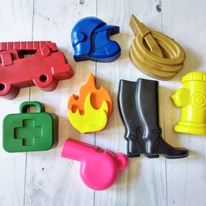 Fire Emergency Services Crayon Set Birthday Party Favours - Etsy UK