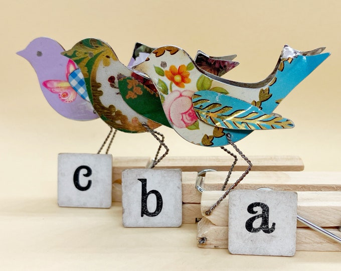 Tin Art Pecking Bird Clothes Peg Automaton - Etsy