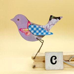 Tin Art Pecking Bird Clothes Peg Automaton - Etsy