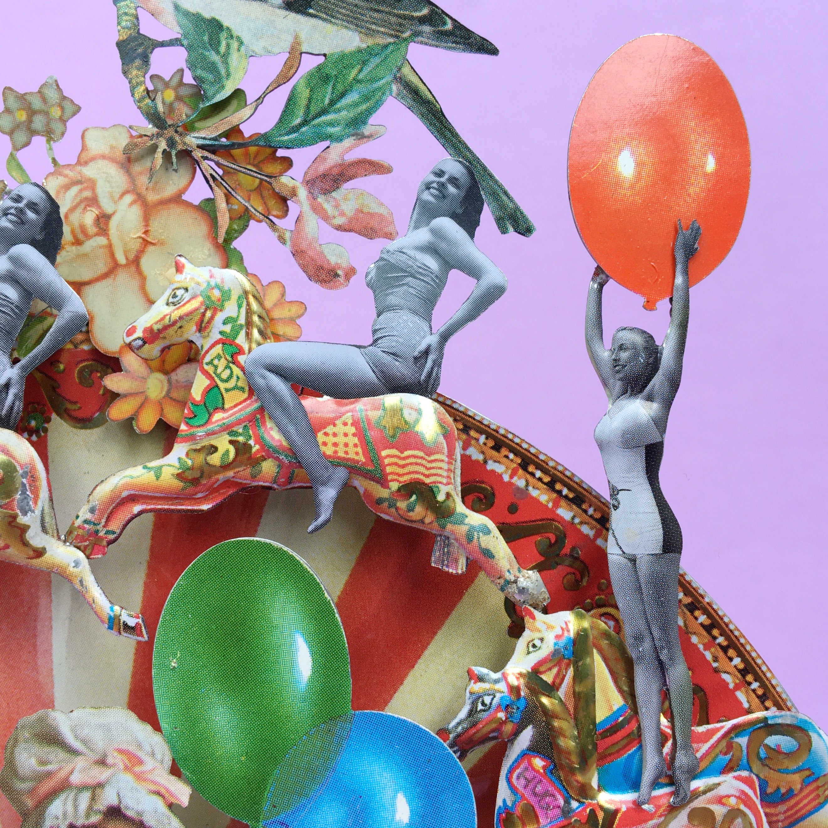 Recycled Vintage Tin Art all Rides 1/6d - Etsy UK