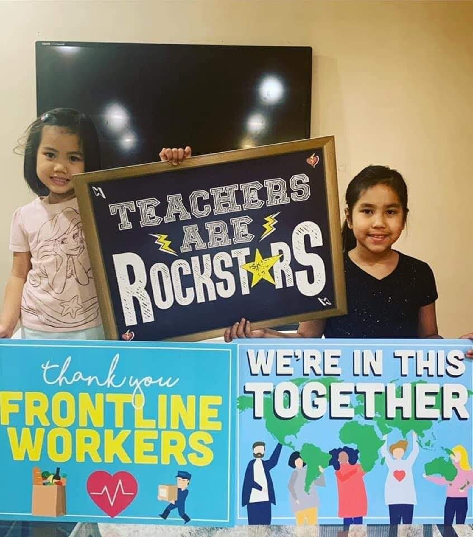 YARD CARDS: Frontline Lawn Sign Includes Stakes Free | Etsy