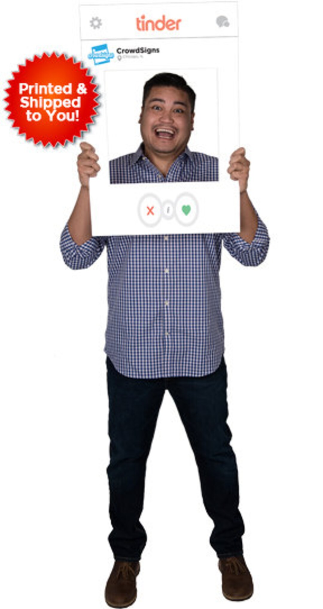 Tinder Style Custom Photo Prop - Wedding, Shower, Birthday, Sweet 16 ...