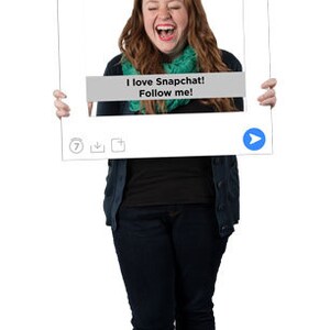 Snapchat Style Custom Photo Prop - Wedding, Shower, Birthday, Sweet 16 ...