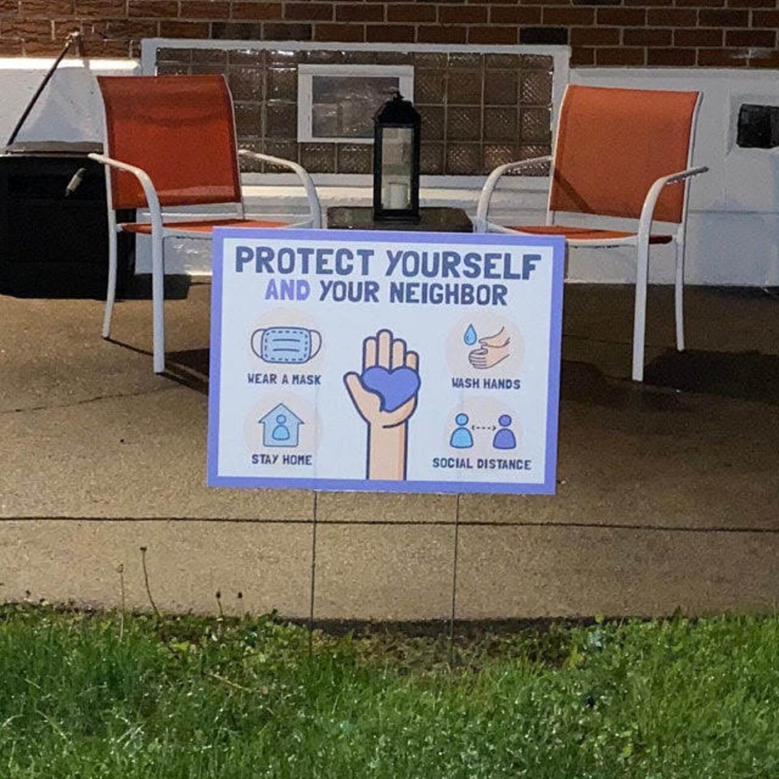 YARD CARDS: Be A Good Neighbor - Lawn Sign - Includes Stakes - Free ...