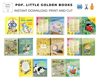 PDF Instant Download 9 Covers Book Little Golden Books | Etsy