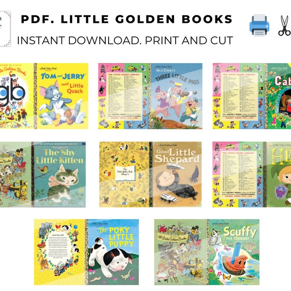 Golden Books Vintage - Etsy