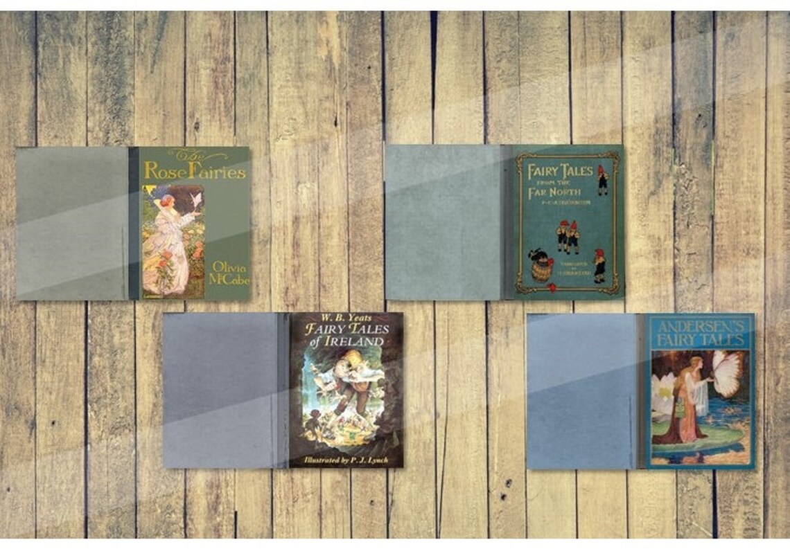 Fairy Tales Collection PDF Instant download 9 vintage book | Etsy