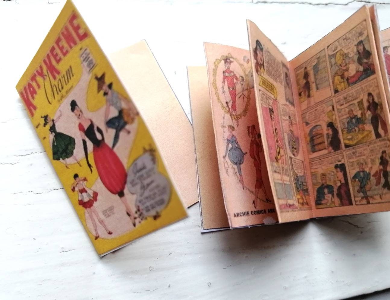 Miniature Printable PDF 1/12 Instant Download Mini Comics - Etsy