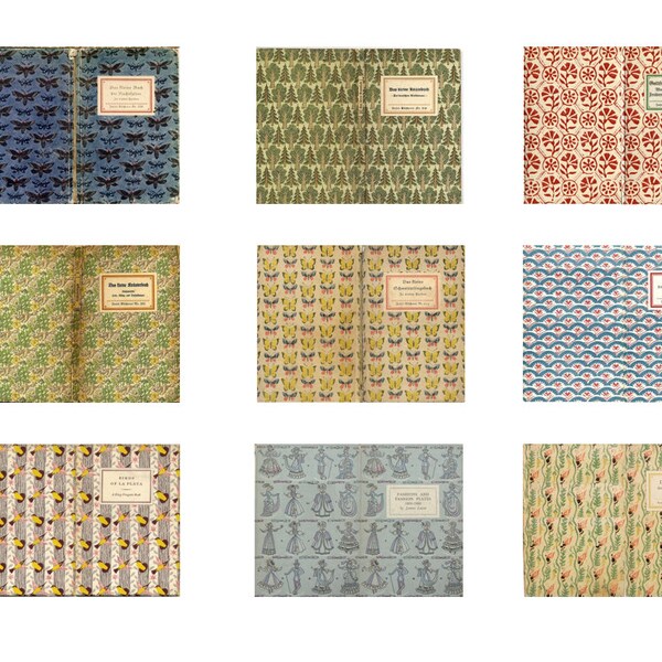 Miniature Book Cover Sheet - Etsy