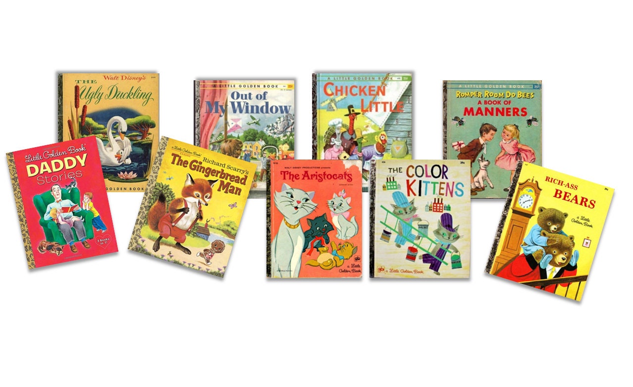 PDF Instant Download 9 Covers Book Little Golden Books - Etsy