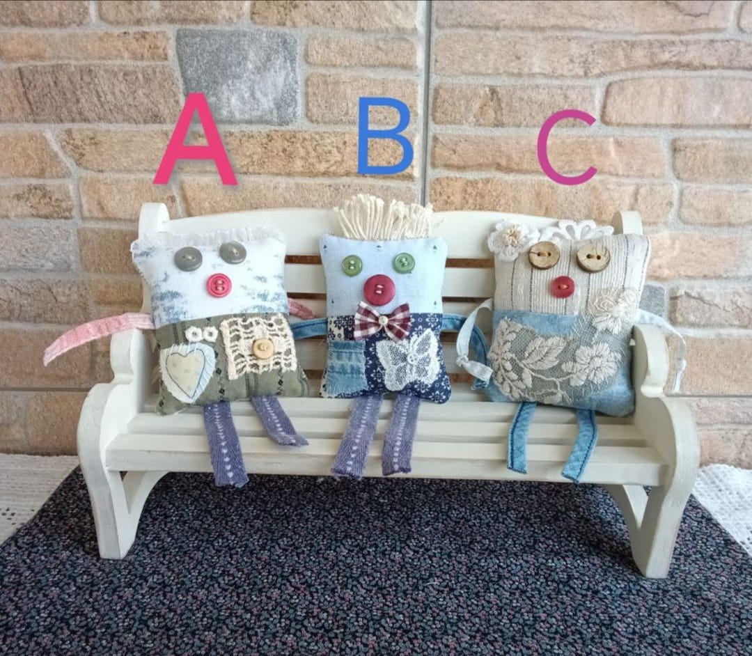 Eco-friendly Pocket Anti-stress Fabric Toy, Textile Toy Miniature Doll ...