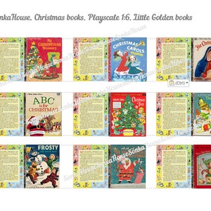 DIY Christmas Book, PDF Instant Download, 9 Covers Book Xmas Pattern ...