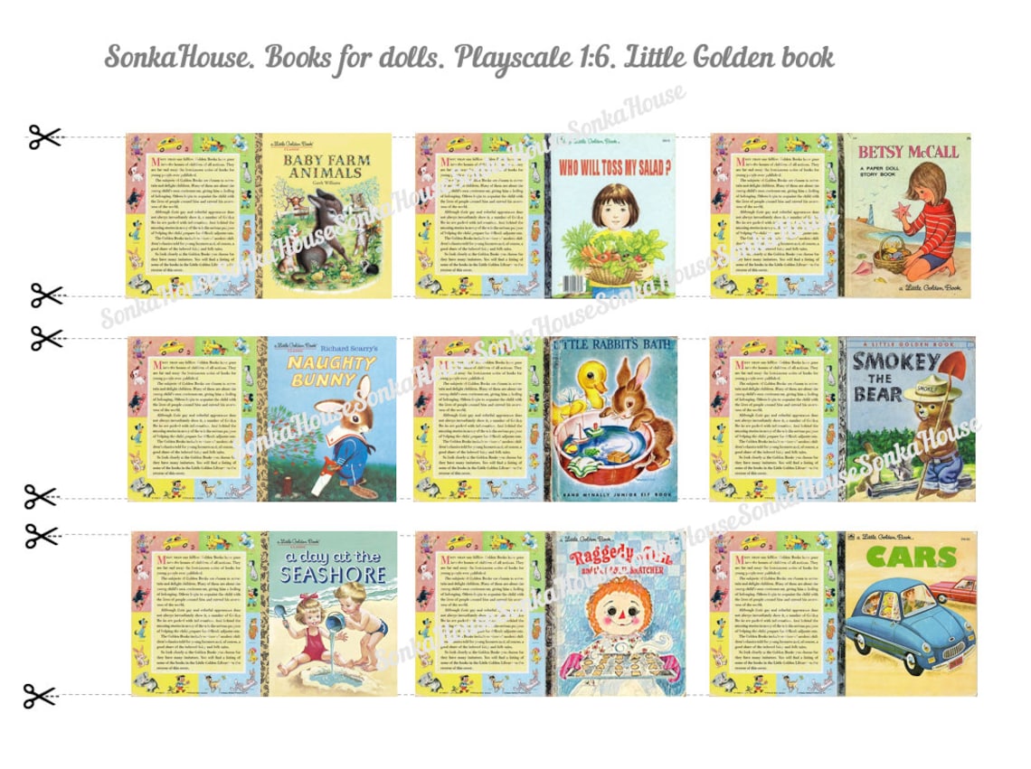 PDF Instant Download 9 Covers Book Little Golden Books - Etsy