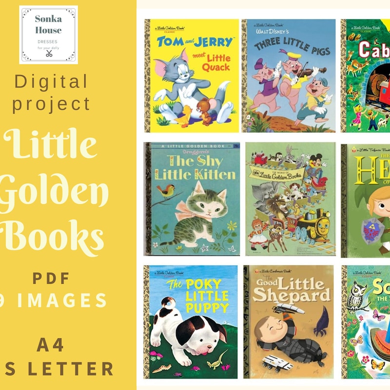Golden Books Vintage - Etsy