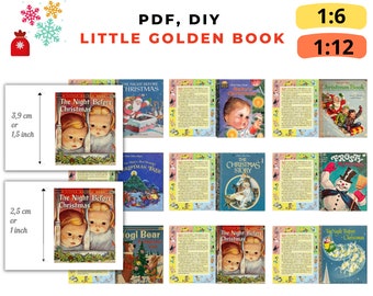 PDF Instant Download Christmas 9 Covers Book and Xmas Pattern Little ...