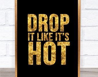 Drop it like its hot | Etsy