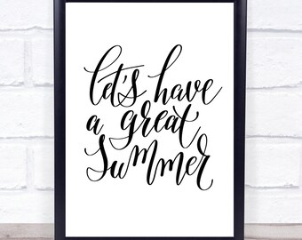 Summer quotes | Etsy
