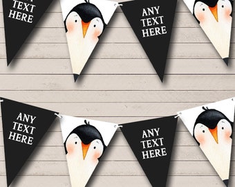 Penguin banner | Etsy