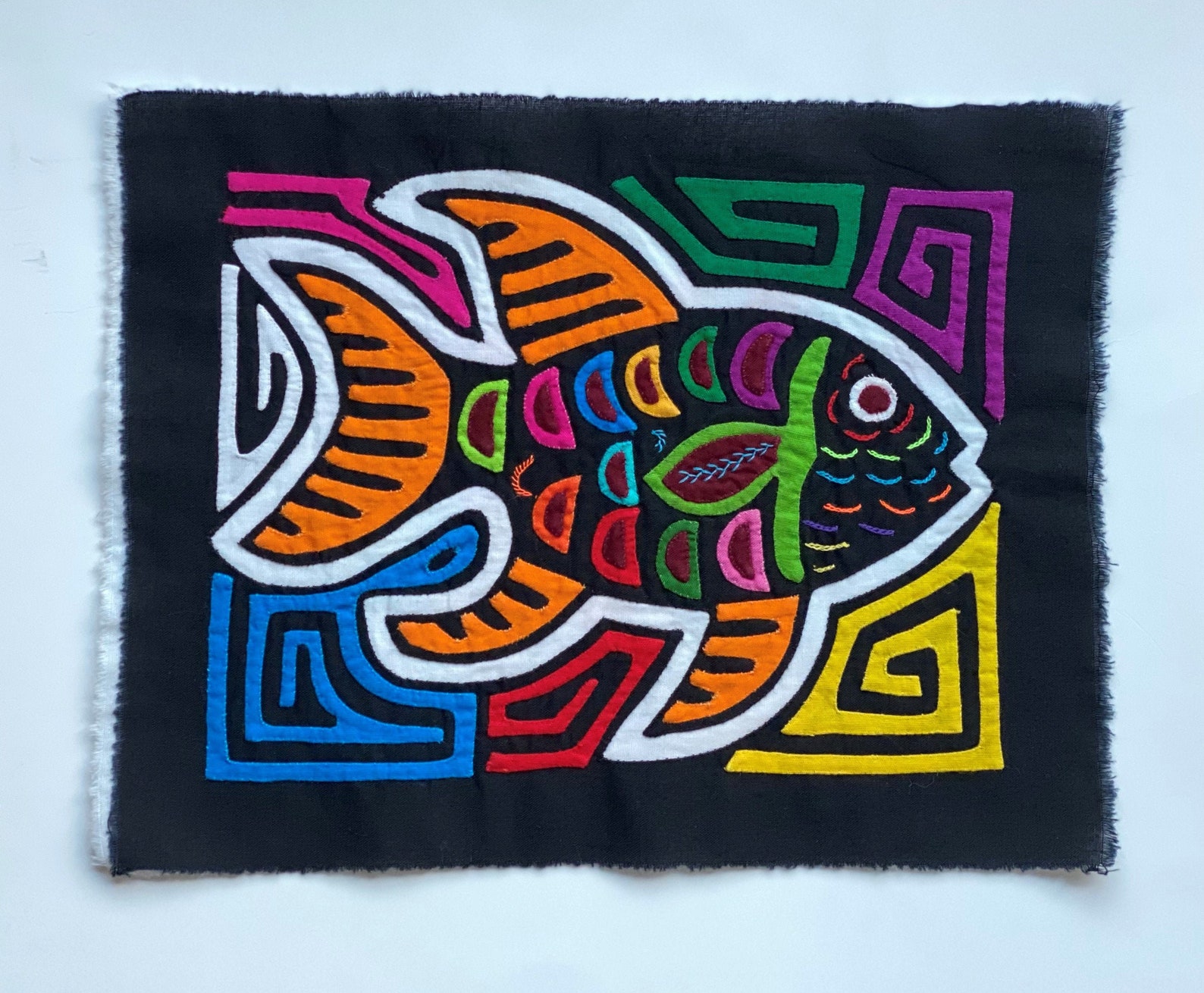 Panamá Mola Pez Mola Fish Mola Mola de Tamaño Medio Mola | Etsy