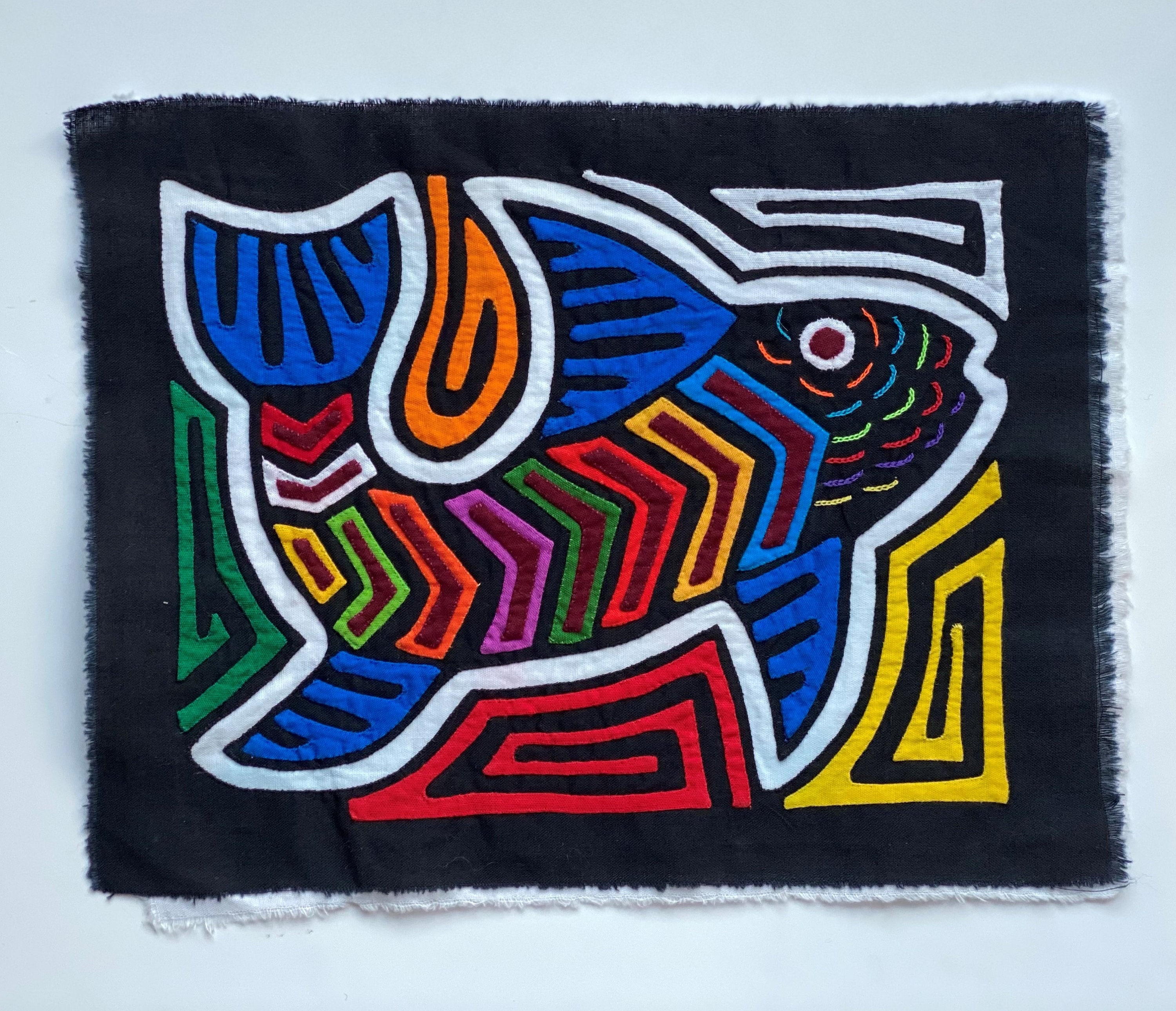 Panamá Mola Pez Mola Fish Mola Mola de Tamaño Medio Mola | Etsy