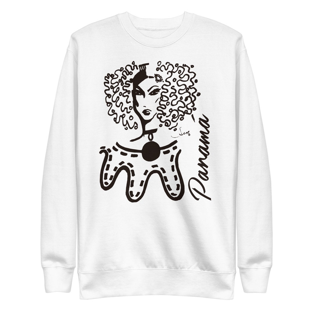 Panama Empollerada Fleece Pullover: Panamanian Artist Hoodie - Etsy