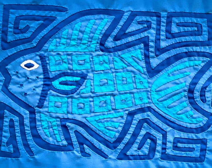 Panama Fish Mola, Small Mola From Panama, Panama Souvenirs, Panamanian ...