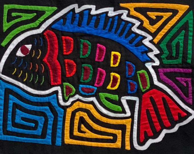 Panama Mola, Pez Mola, Fish Mola, Medium Size Mola, Mola Moderna ...