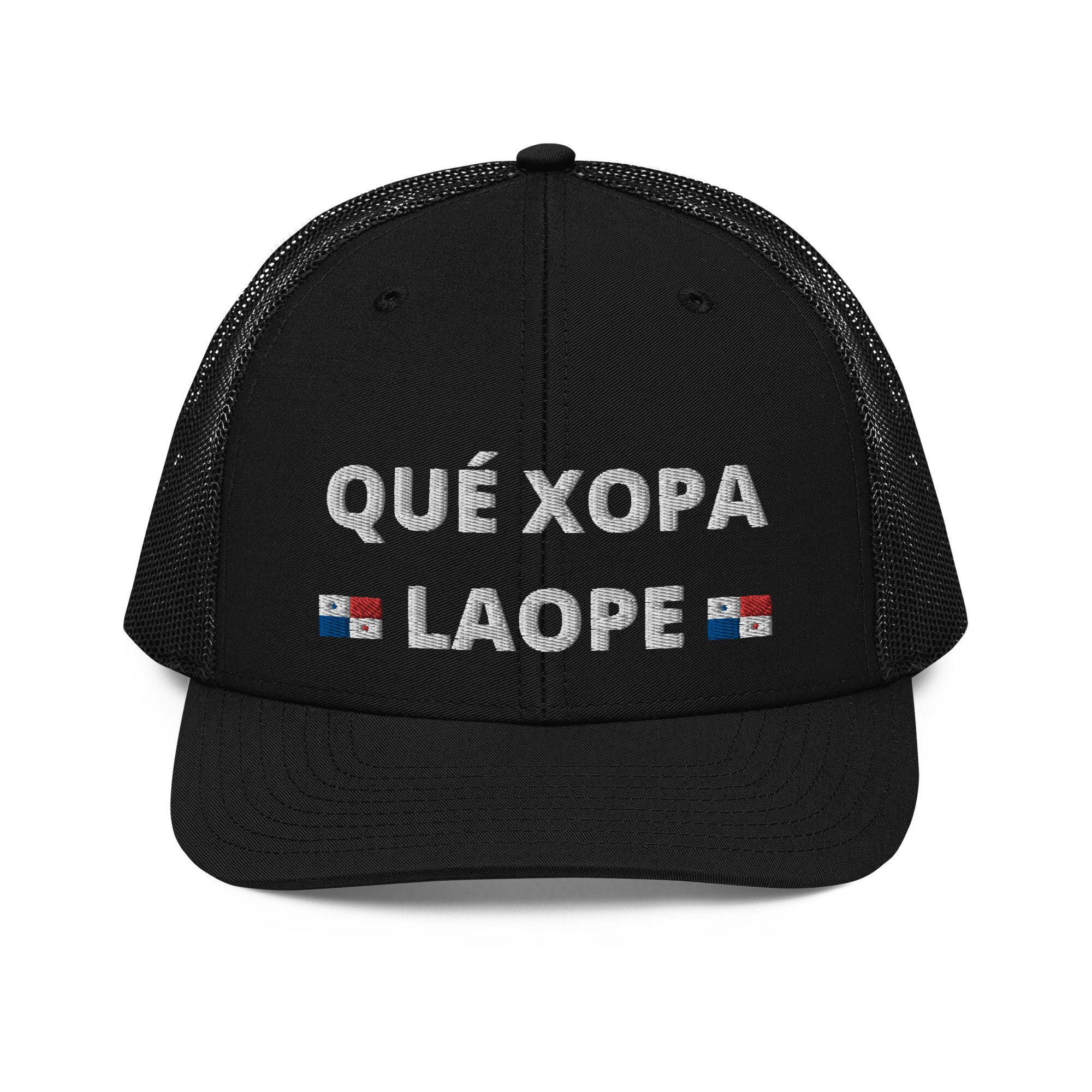 Qué Xopa Panama Trucker Cap: Embroidered Souvenir Gift - Etsy