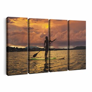 Paddle Board Canvas Print || Paddle Board Wall Art || Paddle Board ...