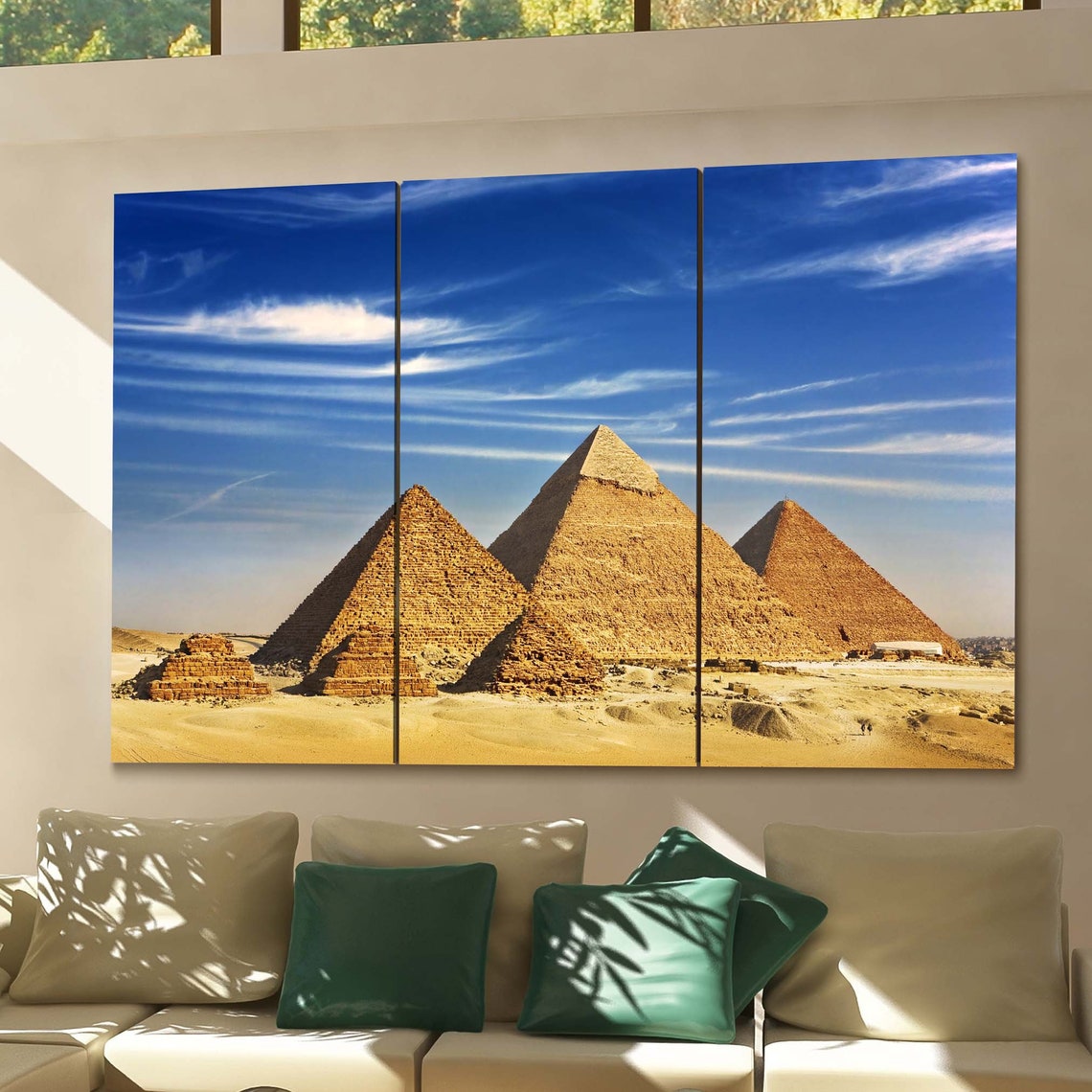 Pyramids Canvas Print Pyramids Wall Art Canvas Multiple Sizes | Etsy