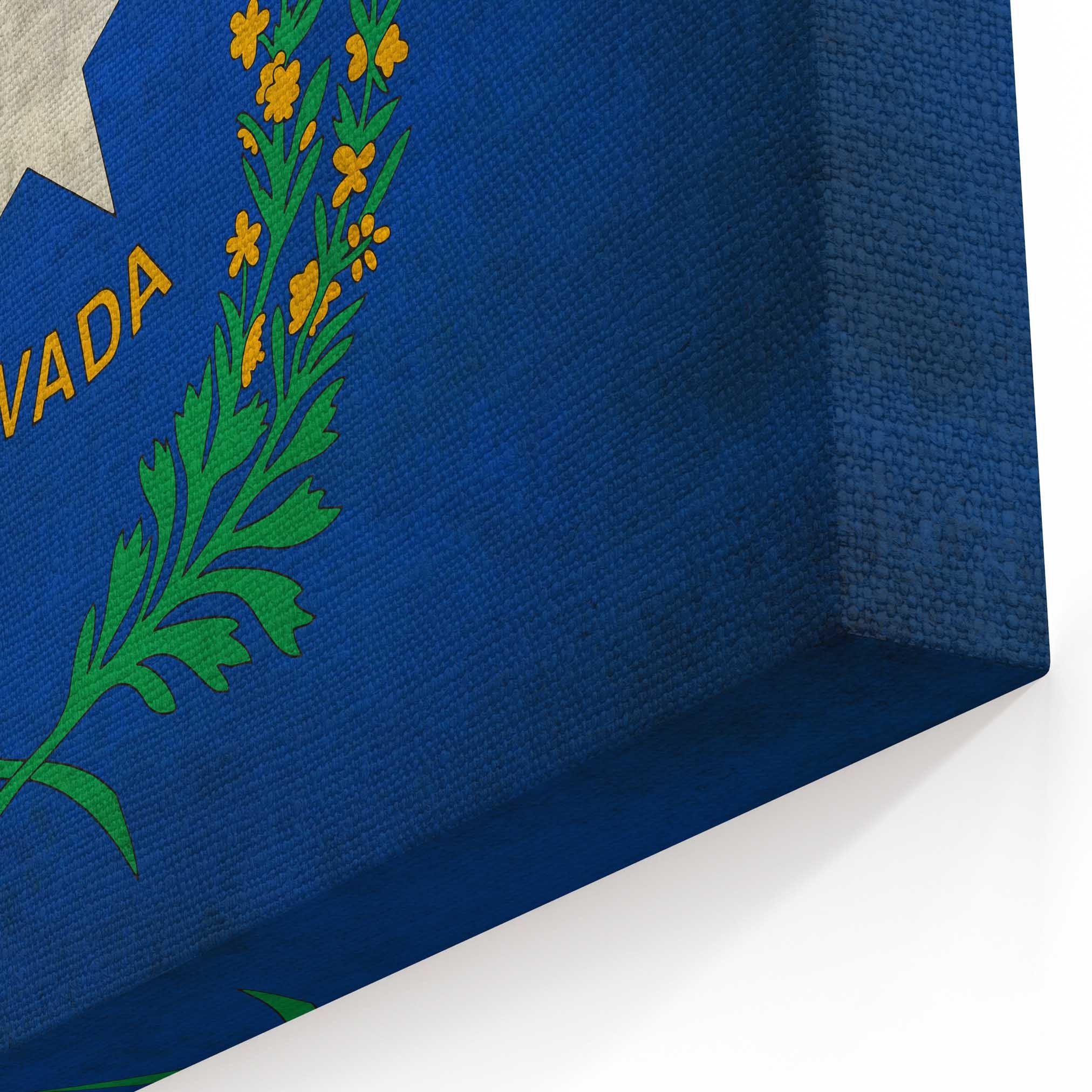 Nevada State Flag Canvas Print Nevada State Flag Wall Art | Etsy