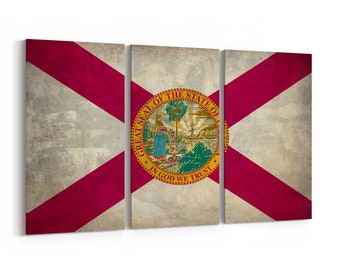 Wooden Florida Flag - Etsy