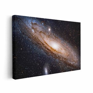 Andromeda Galaxy Canvas Print Universe Space Milkyway - Etsy
