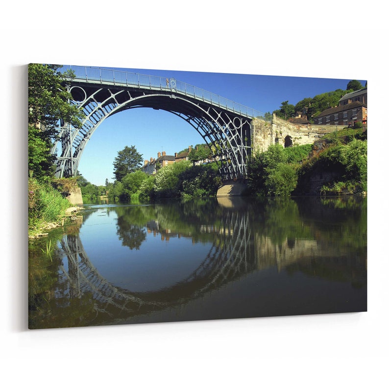 The Ironbridge Canvas Print the Ironbridge Wall Art Canvas - Etsy