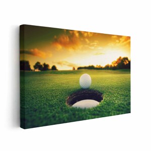 Golf Ball Canvas Print || Golf Ball Wall Art || Golf Ball Poster ...