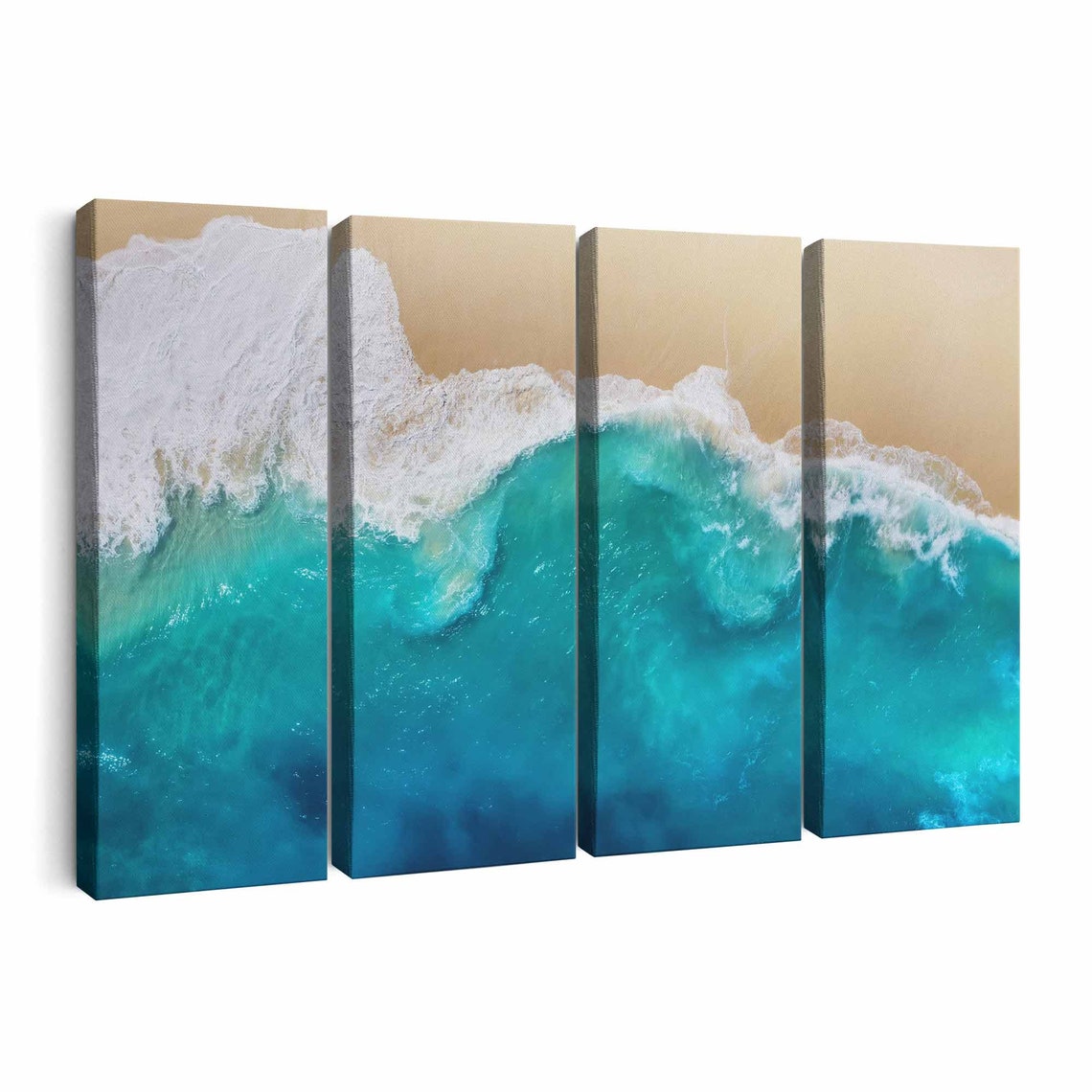 Ocean Top View Canvas Print Ocean Top View Wall Art - Etsy