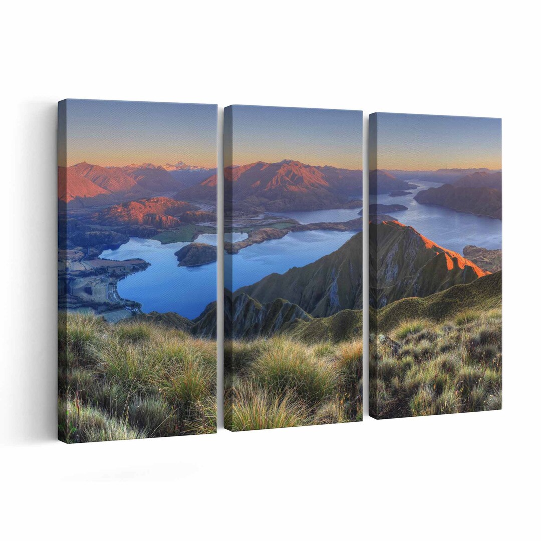 Lake Wanaka Canvas Print || Lake Wanaka Wall Art || Lake Wanaka Poster ...