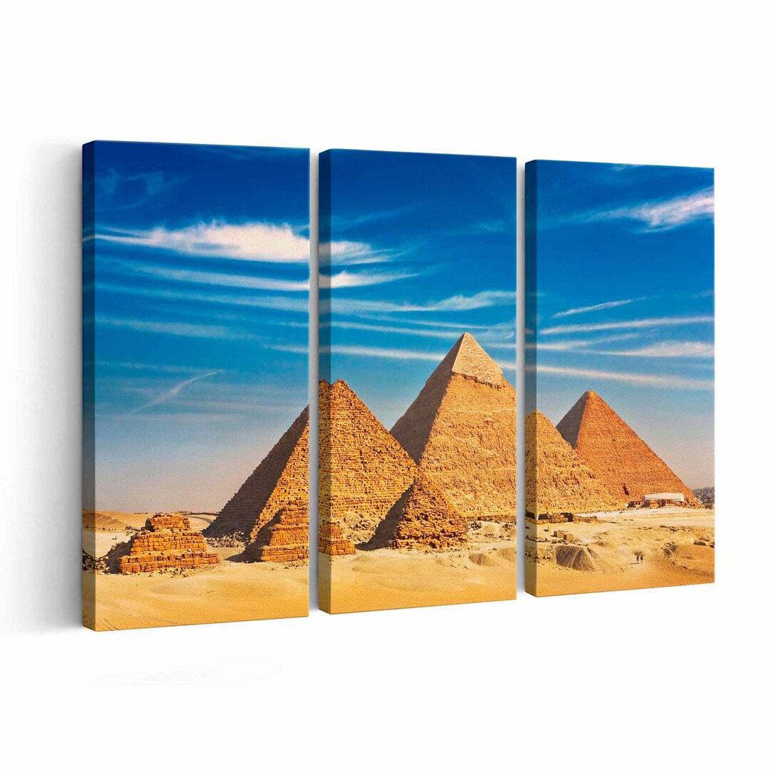 Pyramids Canvas Print || Pyramids Wall Art || Pyramids Poster ...